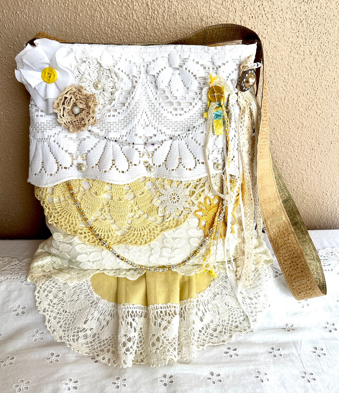 Handmade Purse Boho Shabby Chic - Etsy