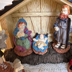Vintage Nativity Set by Lemax - Etsy