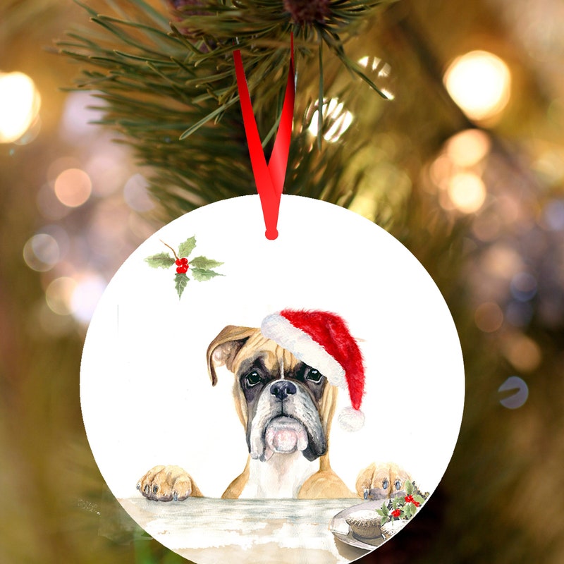Boxer Dog Ornament - Etsy