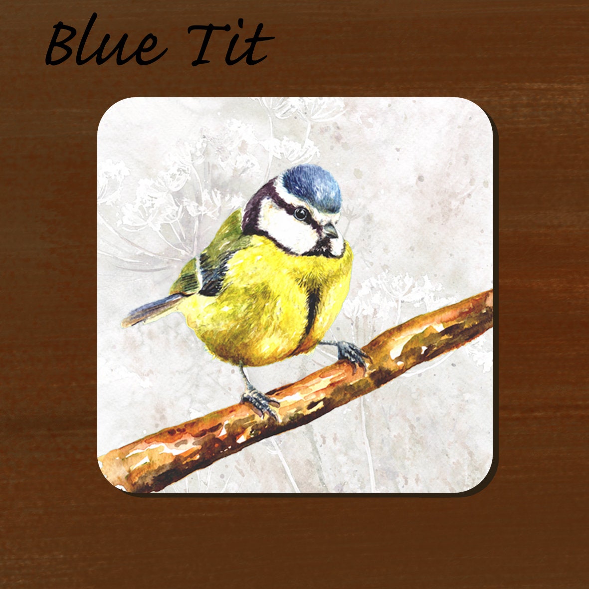 Garden Birds coaster set | Etsy