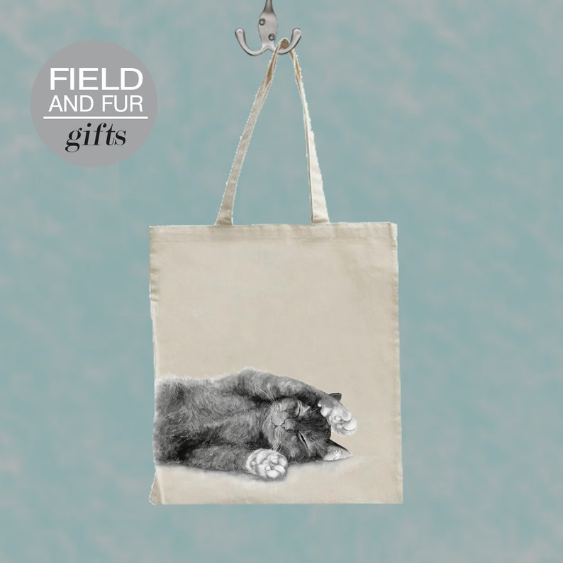 Bolsa de compras con forma de gato - Etsy España