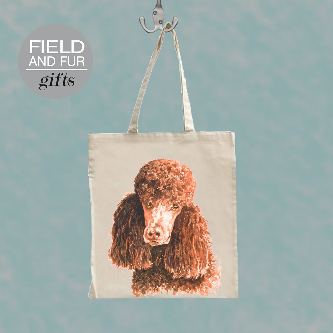 Standard Red Poodle Tote Shopping Bag - Etsy