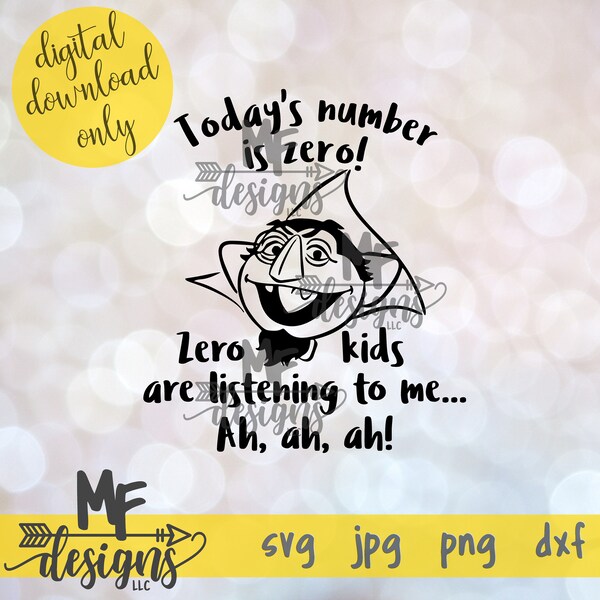 Count Von Count - Etsy