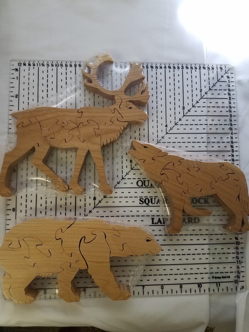 Wildlife Wood Jigsaw Puzzles - Handcrafted From Beautiful Hardwood ...
