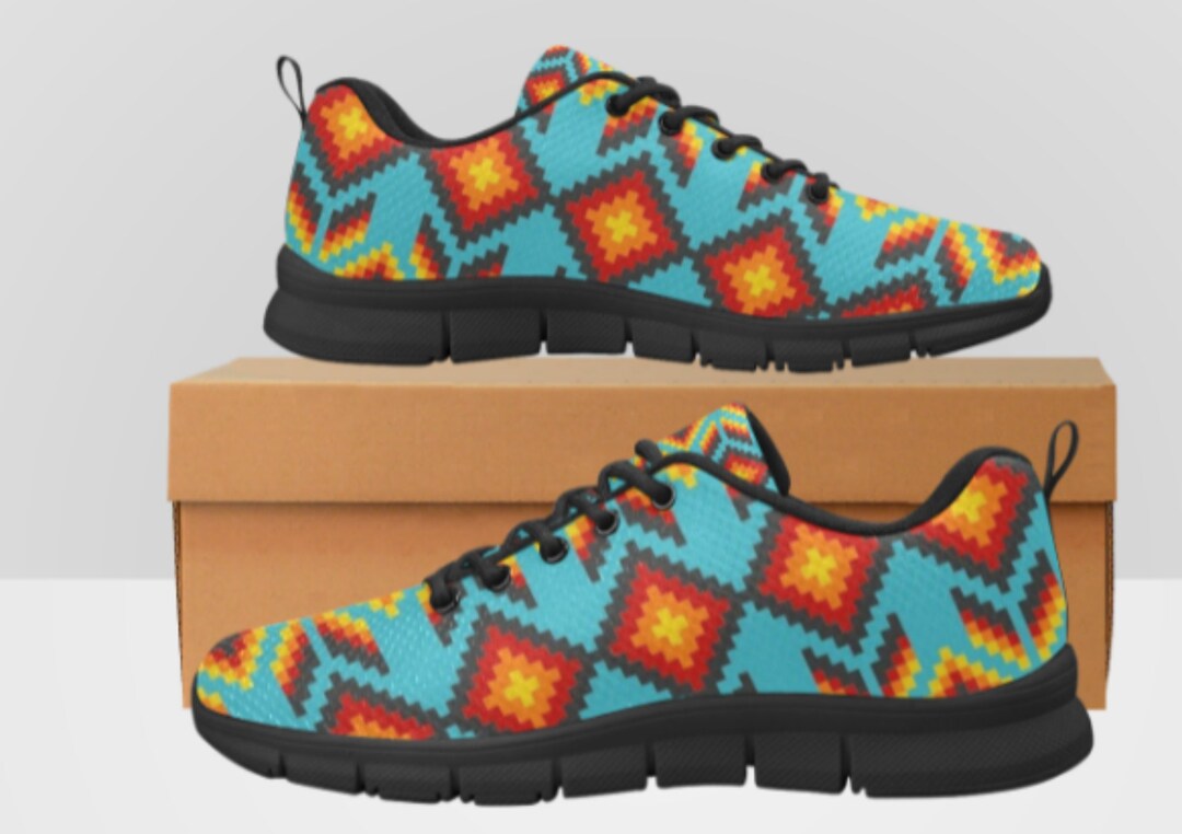 Native American Print Woman's Shoes/sneakers Tribal by Street 101 ...