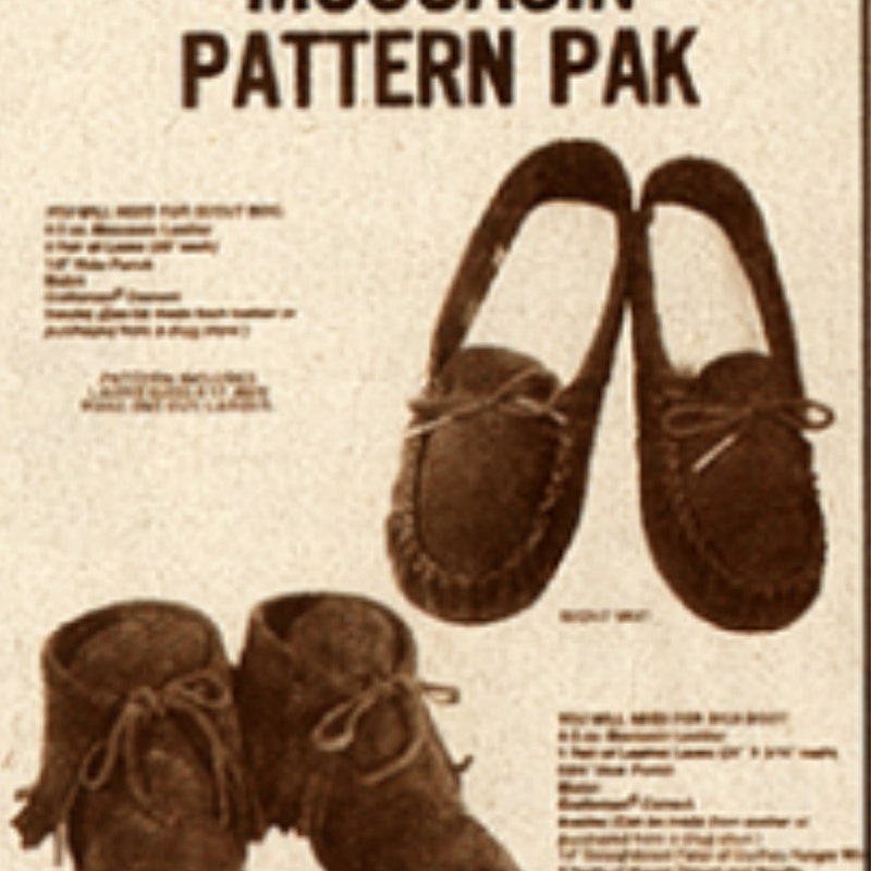 Moccasins Pattern - Etsy