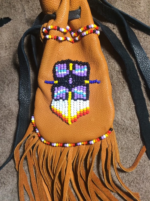 Beaded Native American Medicine Bag Made to Order | Etsy