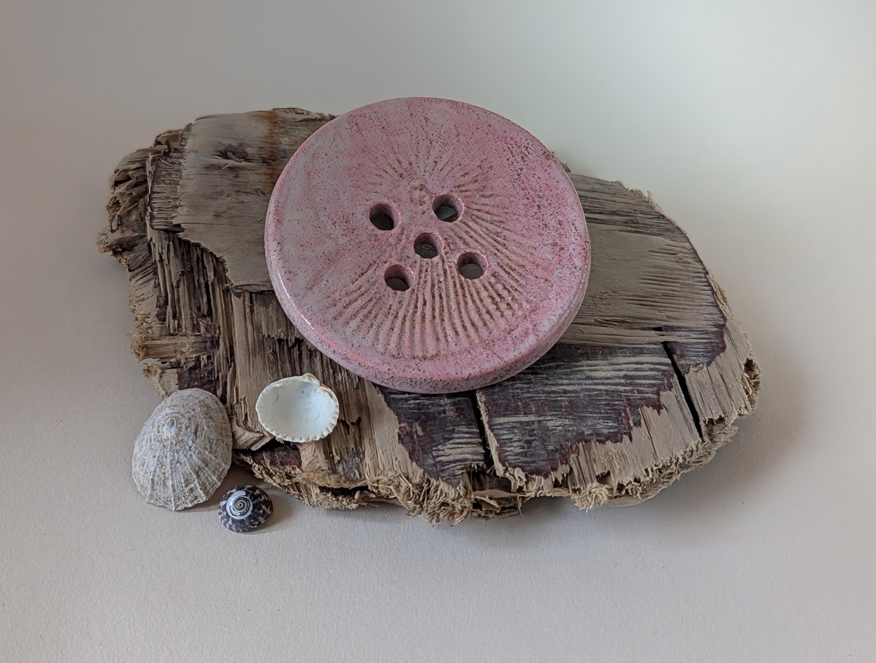 Ceramic Soap Dish With an Embossed Fossil Design. - Etsy