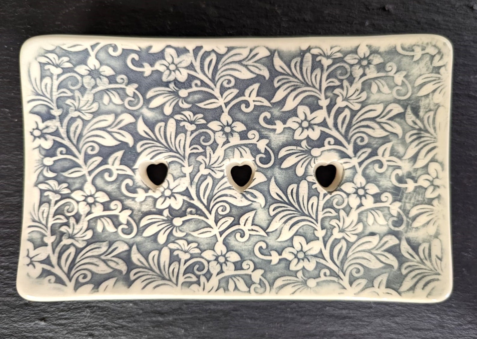 Floral Embossed Soap Dish - Etsy