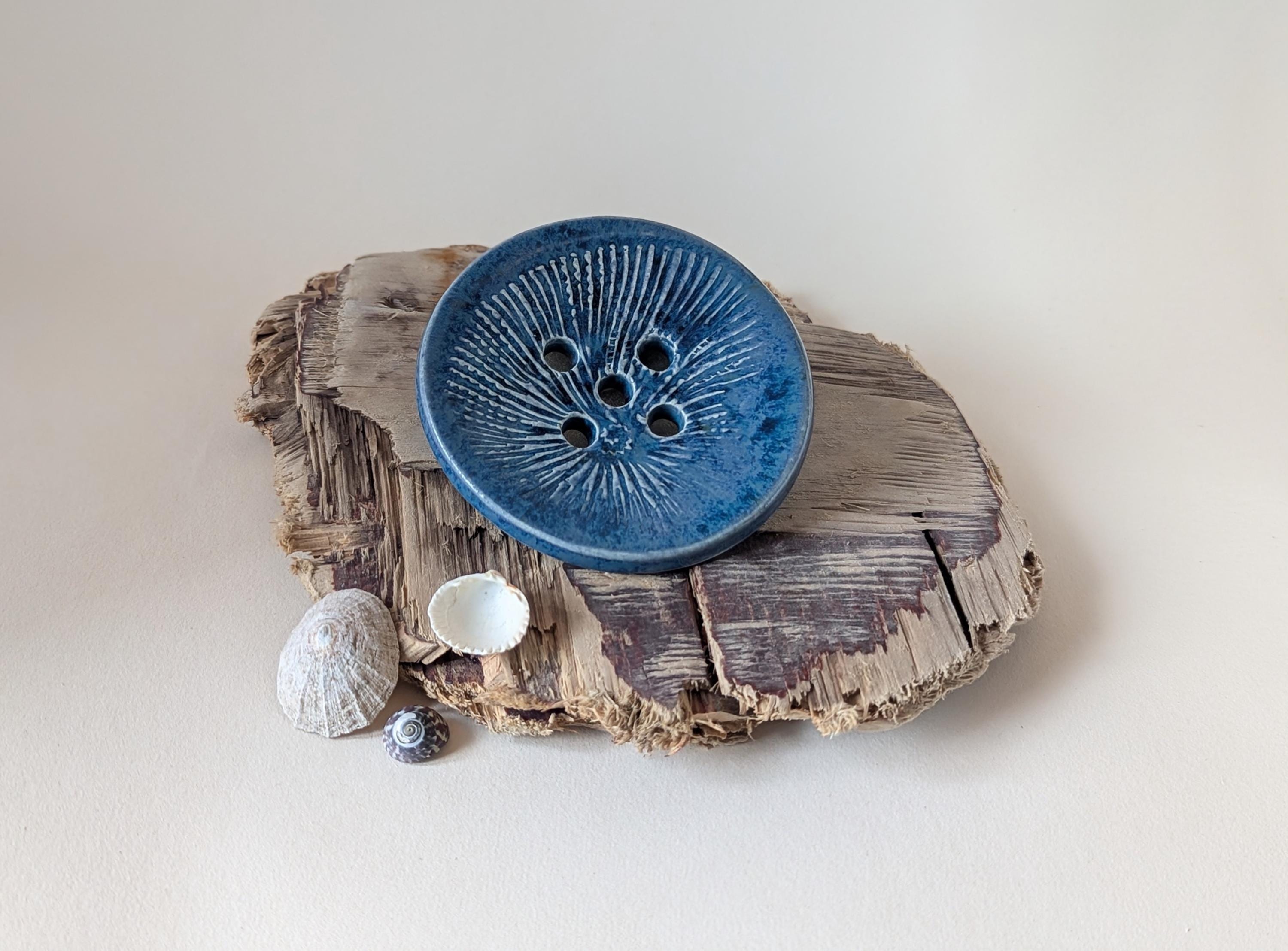 Ceramic Soap Dish With an Embossed Fossil Design. - Etsy