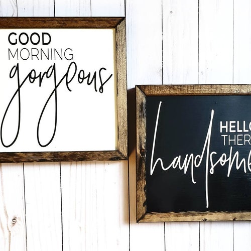 Good Morning Signs - Etsy