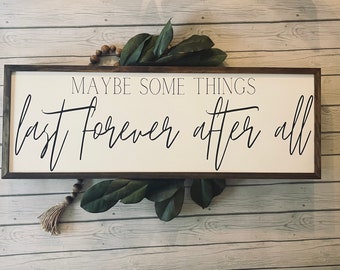 Forever After All Sign - Etsy