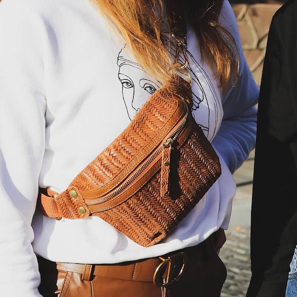 Leather Hip Bag - Etsy