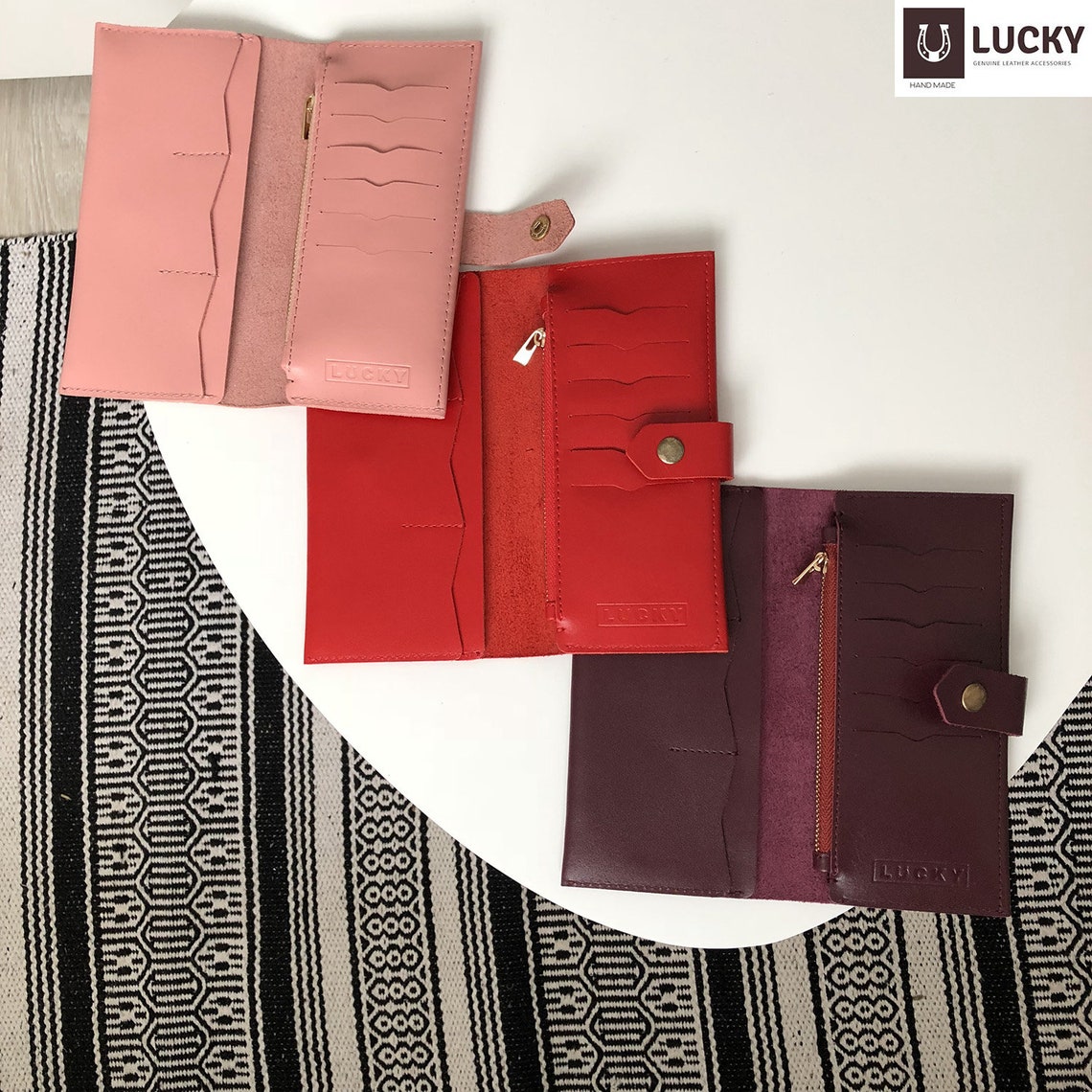 Wallet Womenpersonalised Red Leather Wallet Womenwomens - Etsy