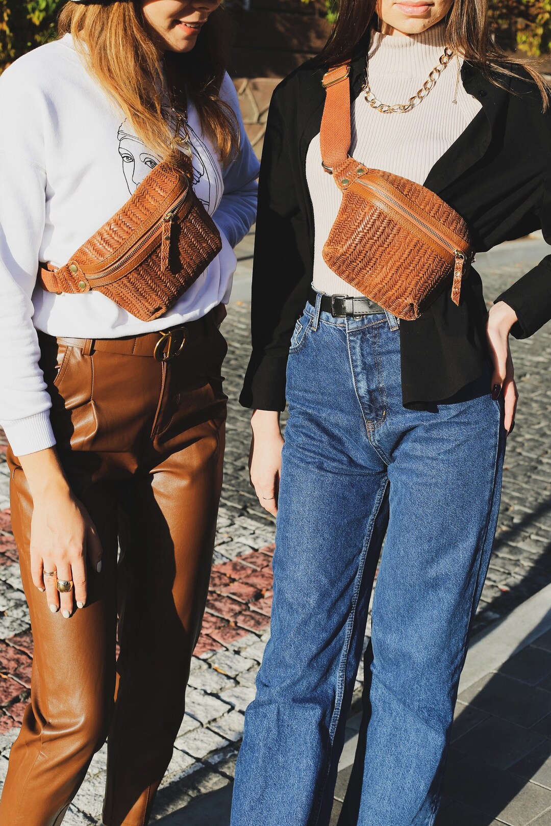 Handmade Fanny Pack, Custom Fanny Pack for Womens, Leather Crossbody ...