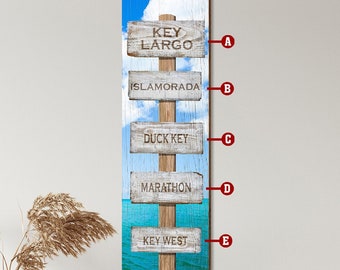 Directional Beach Sign - Etsy