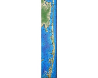 Map of Assawoman Bay, Maryland - Etsy