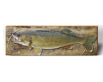 Walleye Sign | Etsy