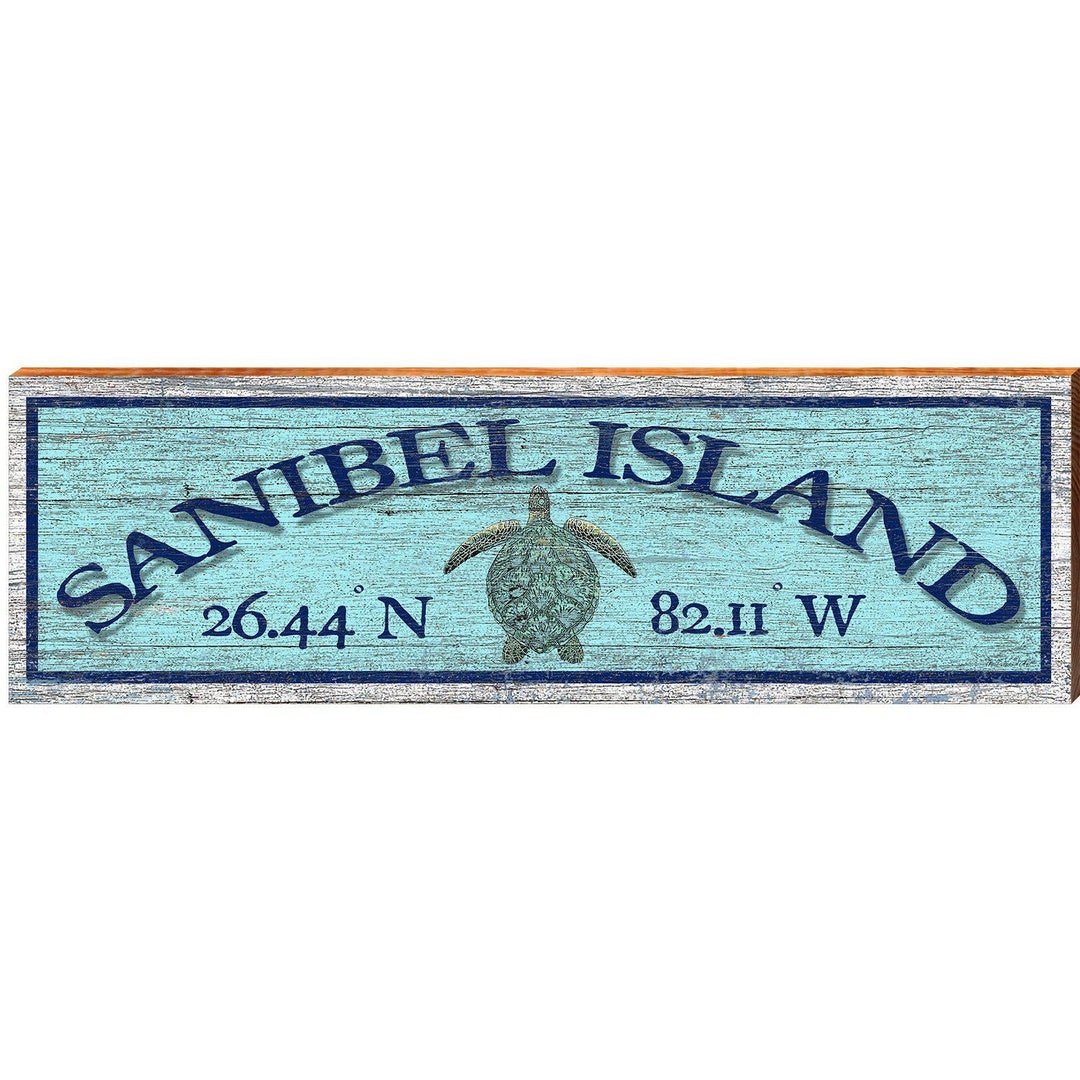 Sanibel Island, Florida Wooden Sign Wall Art Print on Real Wood - Etsy
