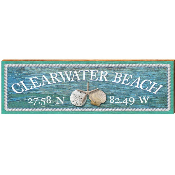 Clearwater Beach Sign - Etsy