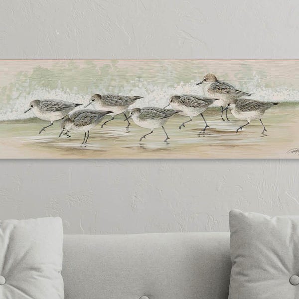 Sandpiper Wall Art - Etsy