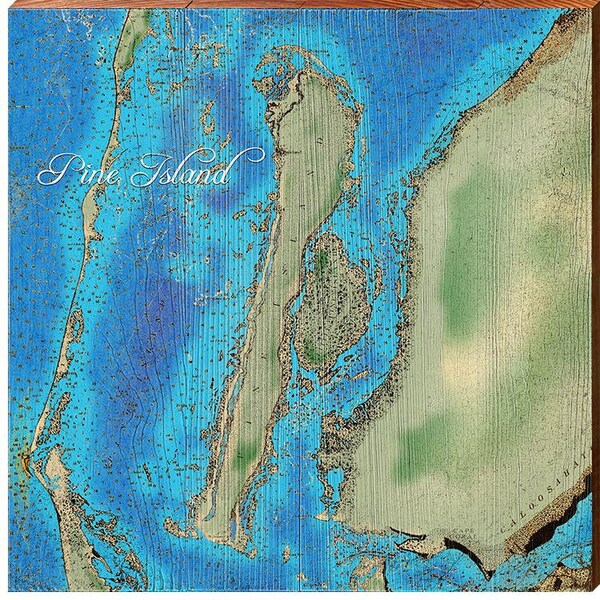 Map of Pine Island Florida - Etsy Map of Pine Island Florida - Etsy