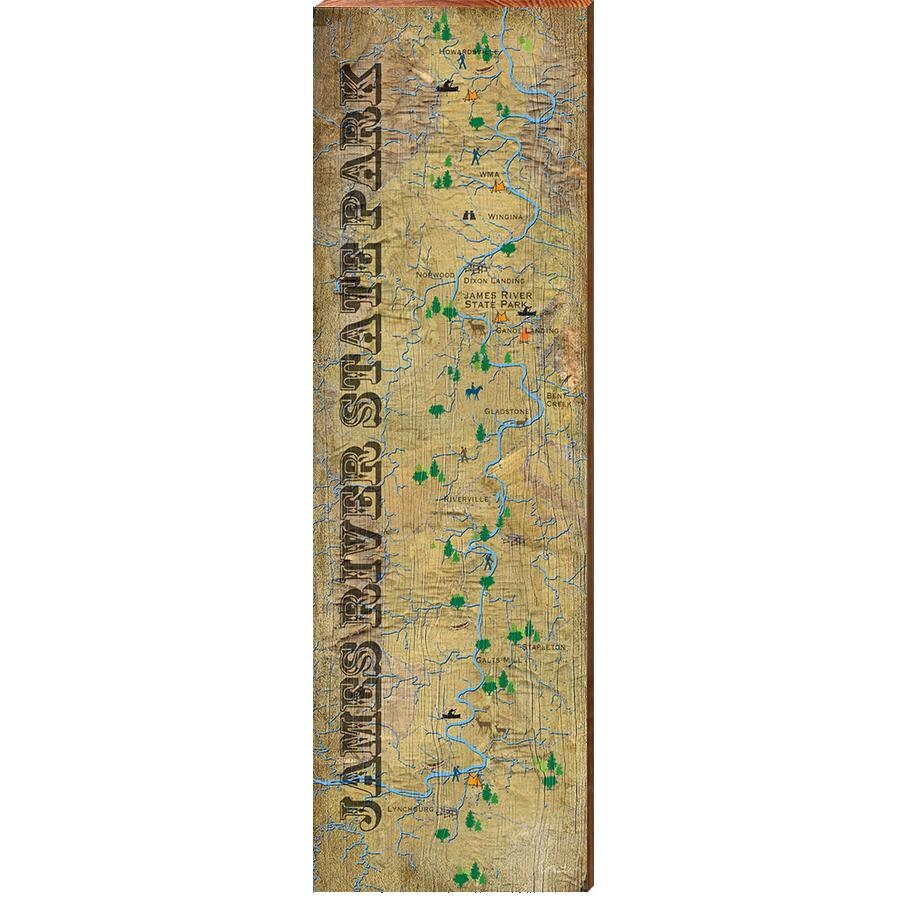 James River Map With States