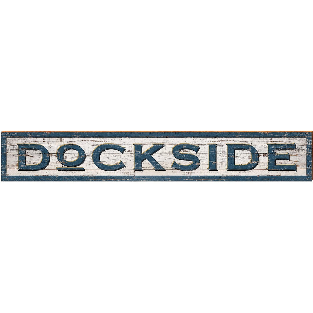 Dockside Shabby Sign DOC1 - Etsy