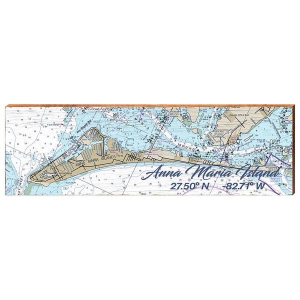 Anna Maria Island Map - Etsy
