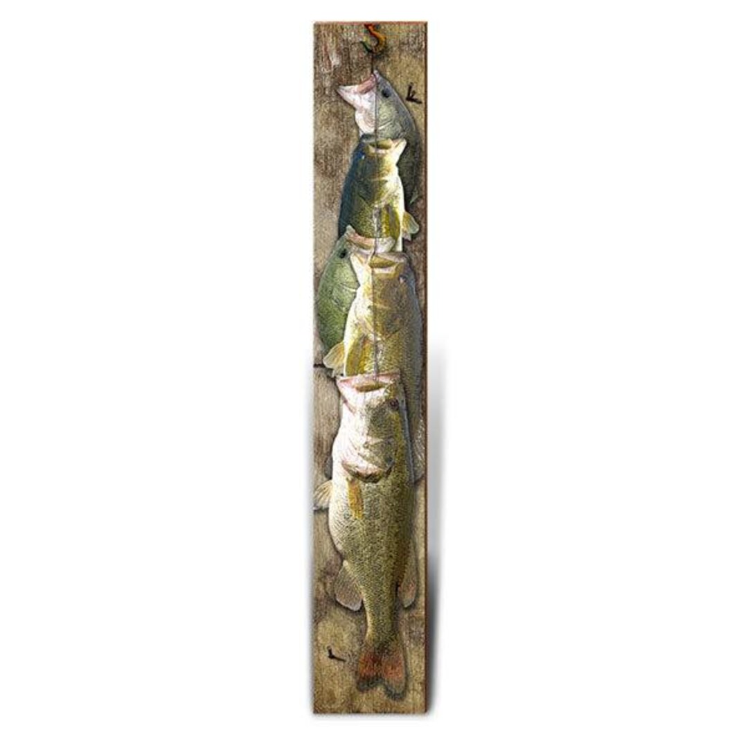 Bass Stringer Large | Wall Art Print on Real Wood - Etsy