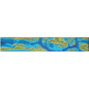 Beaufort and Bogue Sound Map Home Decor Art Print on Real Wood - Etsy