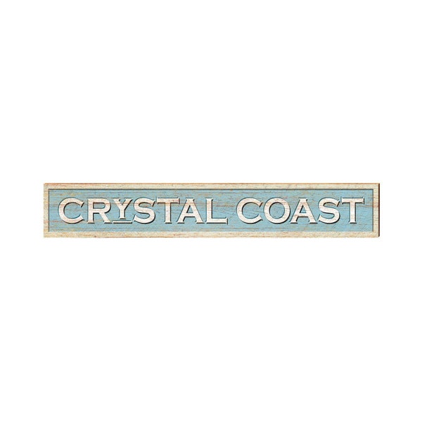 Crystal Coast Sign - Etsy