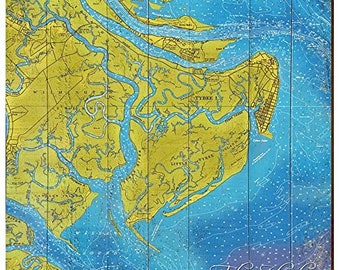 Tybee Island Map - Etsy