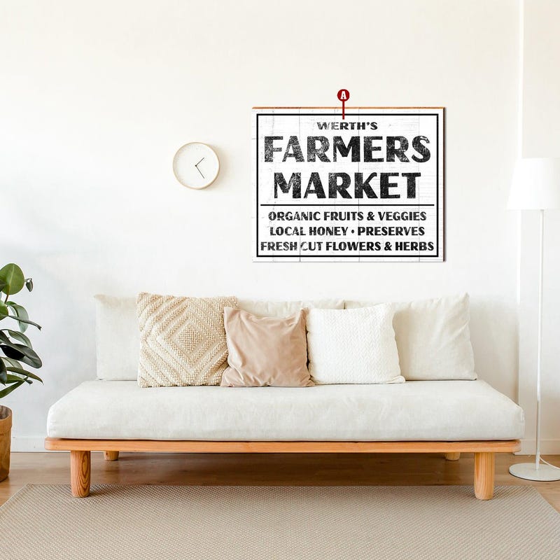 Farmers Market Metal Sign - Etsy