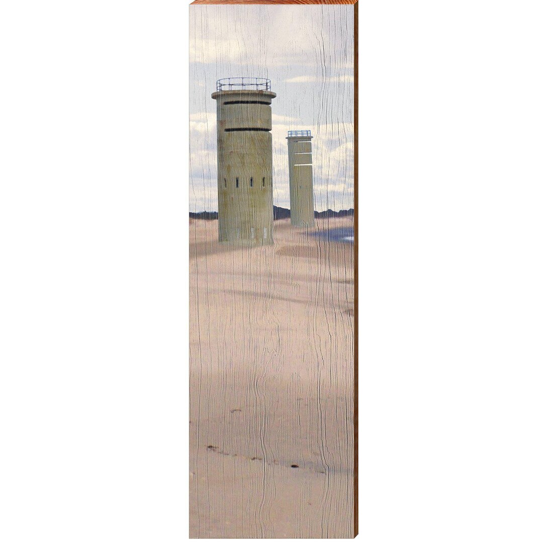Whiskey Beach Towers Delaware Wall Art Print on Real Wood - Etsy