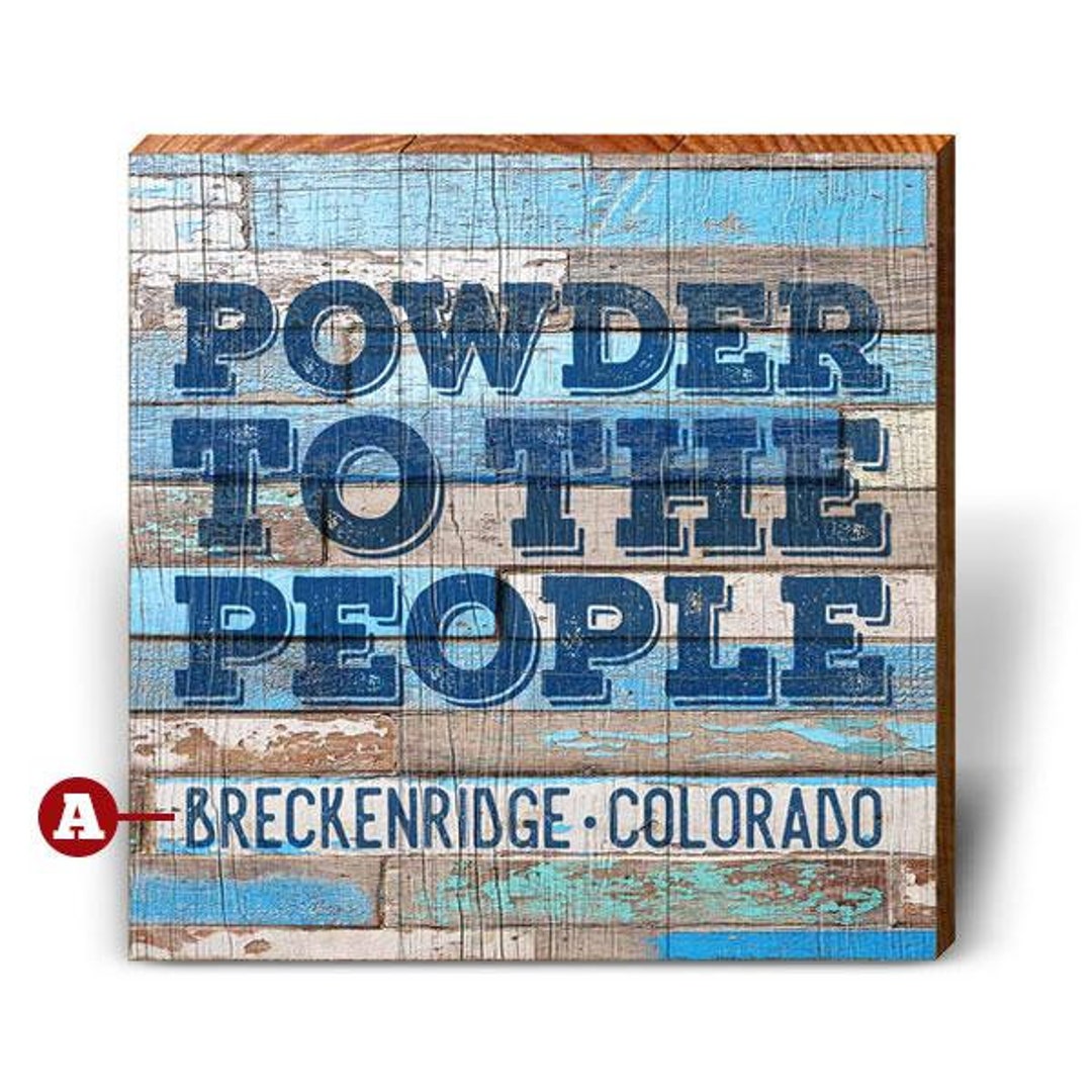 Personalized Powder Sign Wall Art Print on Real Wood - Etsy