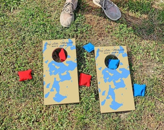 Bay Lake Map Minnesota - Etsy