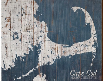 Cape Cod Wooden Map - Etsy