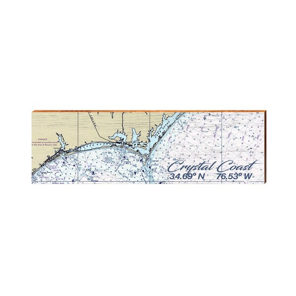 Crystal Coast Map - Etsy