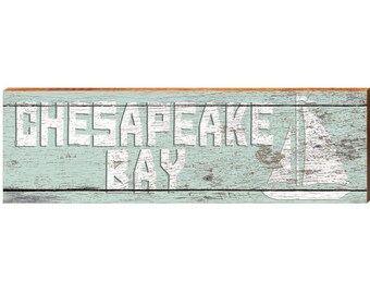Wooden Chesapeake Bay Sign - Etsy