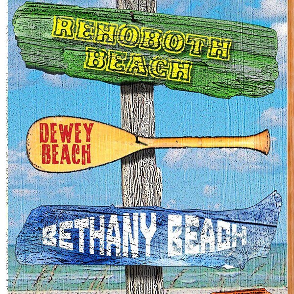 Beach Wooden Sign - Etsy