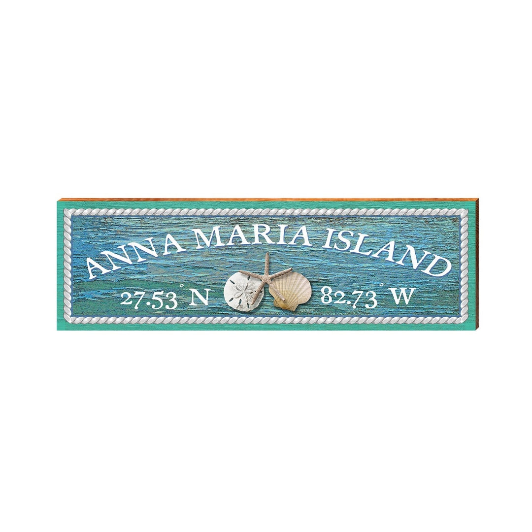 Anna Maria Island, Florida Wooden Sign Wall Art Print on Real Wood - Etsy