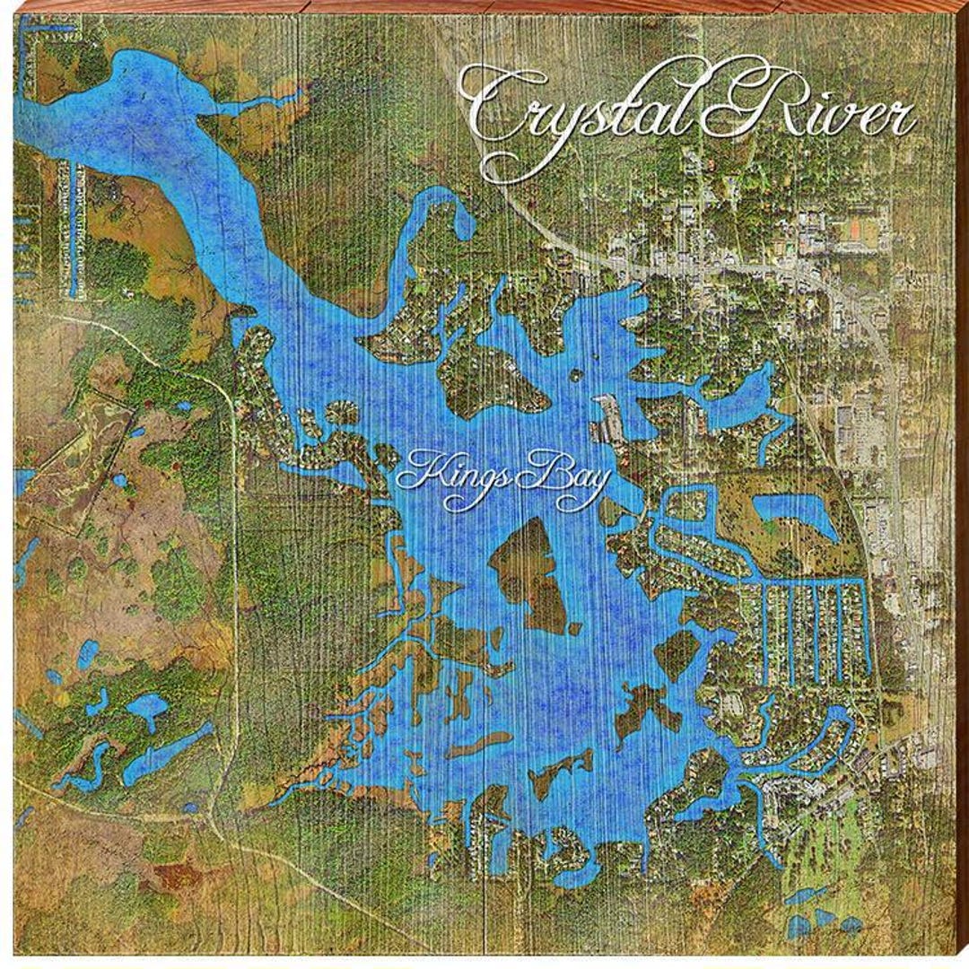 Crystal River Florida Map Crystal River Map