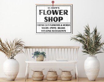 Flower Shop Sign - Etsy