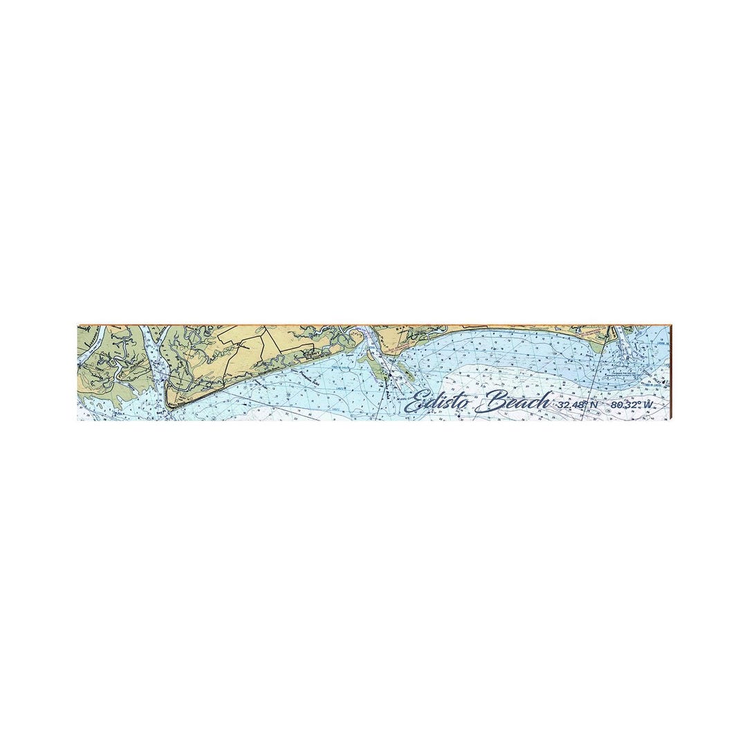 Edisto Beach NOAA Chart Map | Real Wall Art Print | Wall Art Print on ...