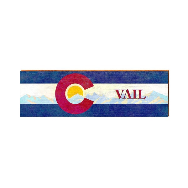 Wood Colorado Flag - Etsy