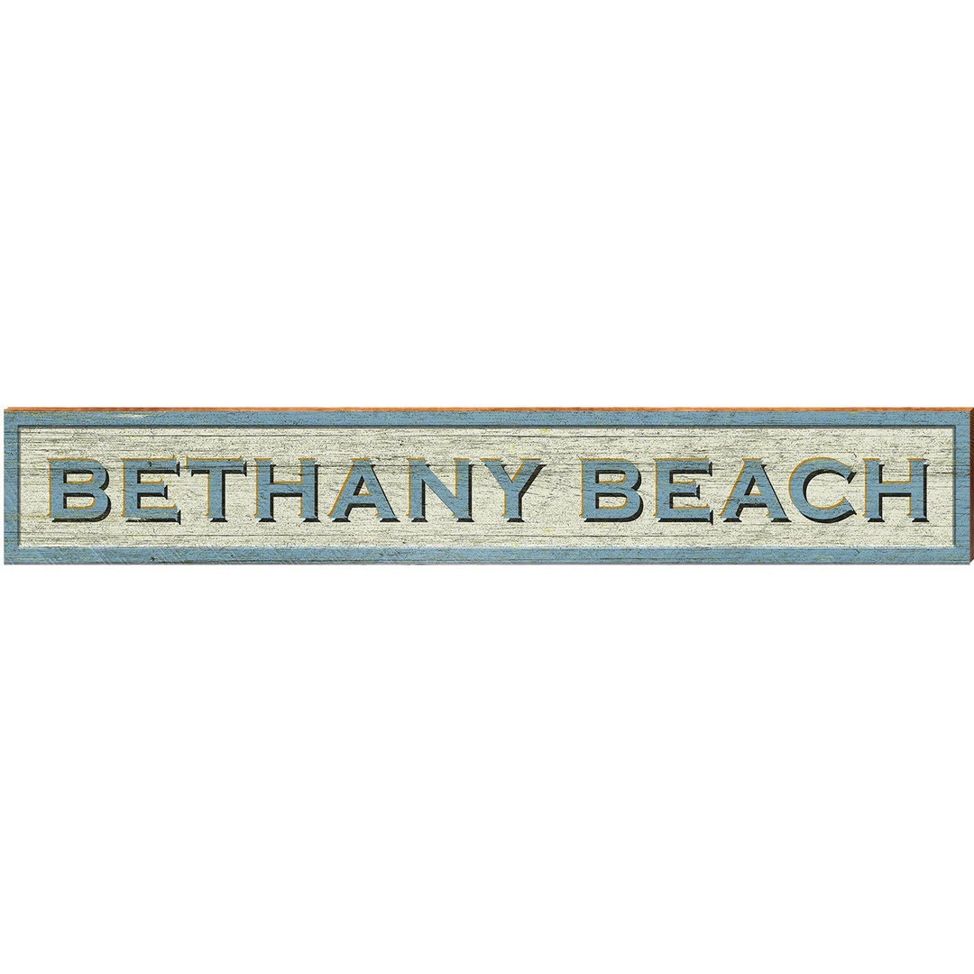 Letrero azul costero de Bethany Beach SEA16 - Etsy México