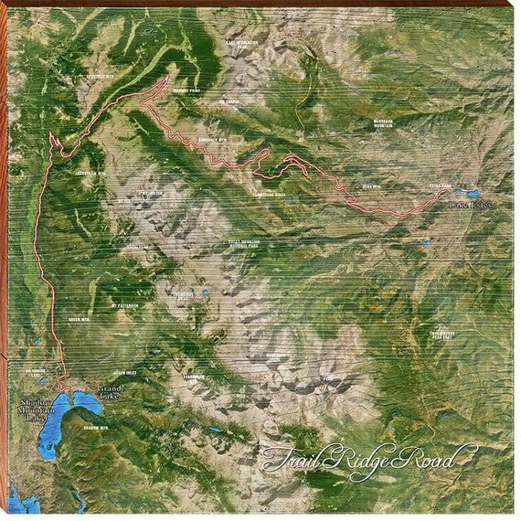 Trail Ridge Road Map