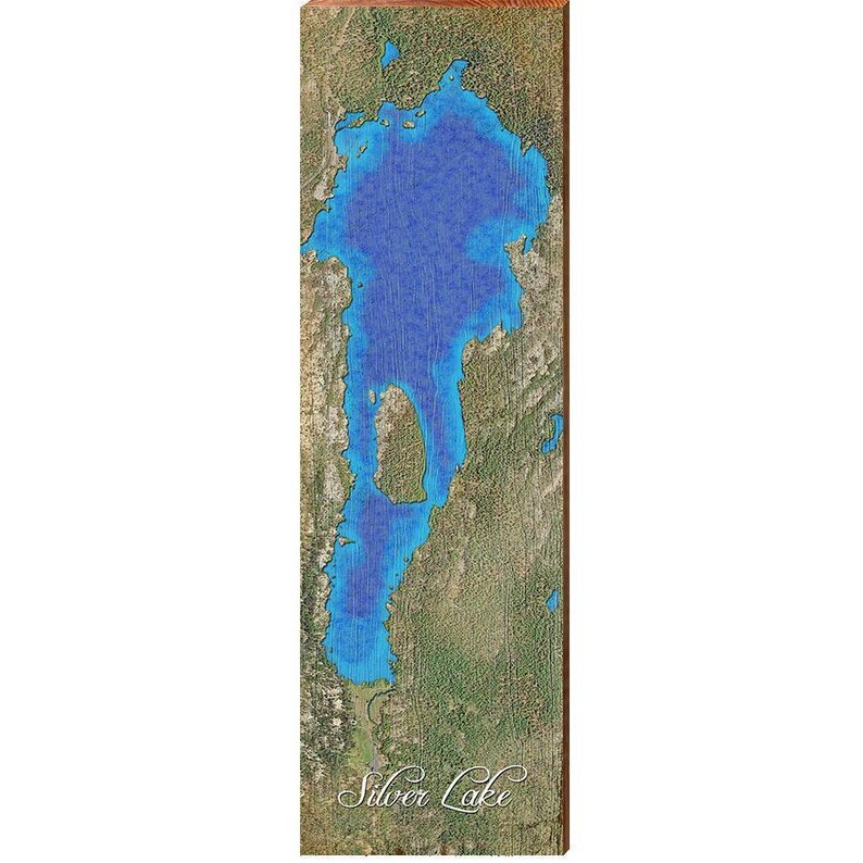 Silver Lake California Map - Etsy