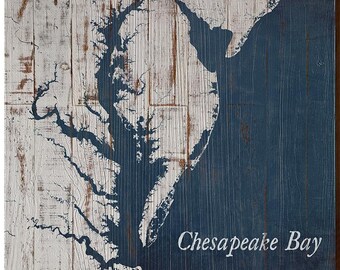 Wooden Chesapeake Bay Sign - Etsy